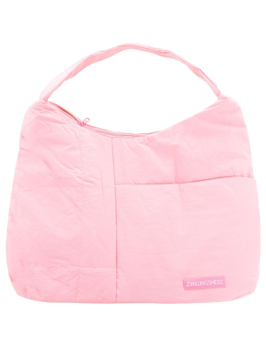 💕 Zwillingsherz Stepptasche "Uni" Tasche Rosa – Astrid`s Boutique