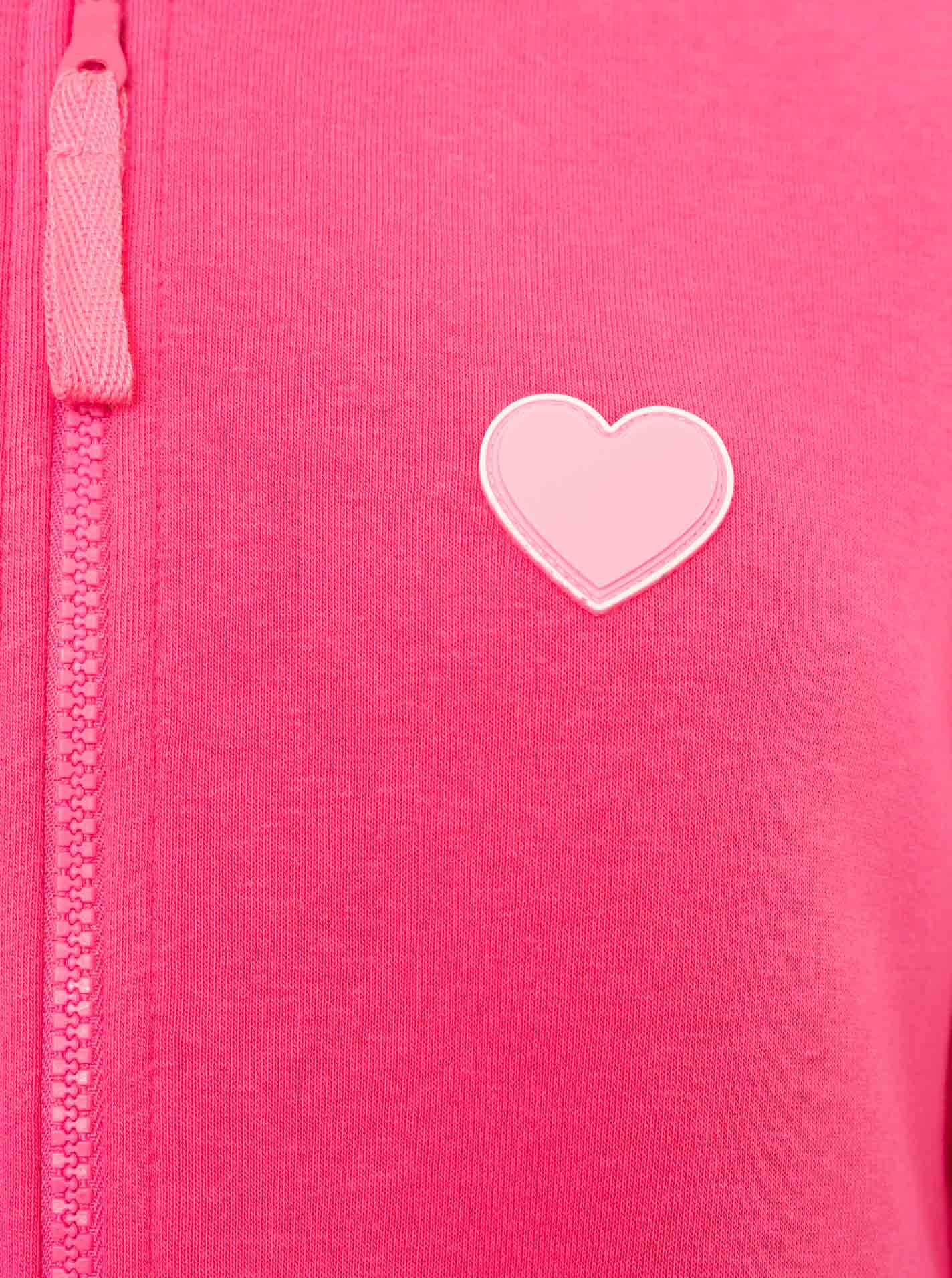 💕 Zwillingsherz Bombermantel "Heart Patch" Pink – Astrid`s Boutique