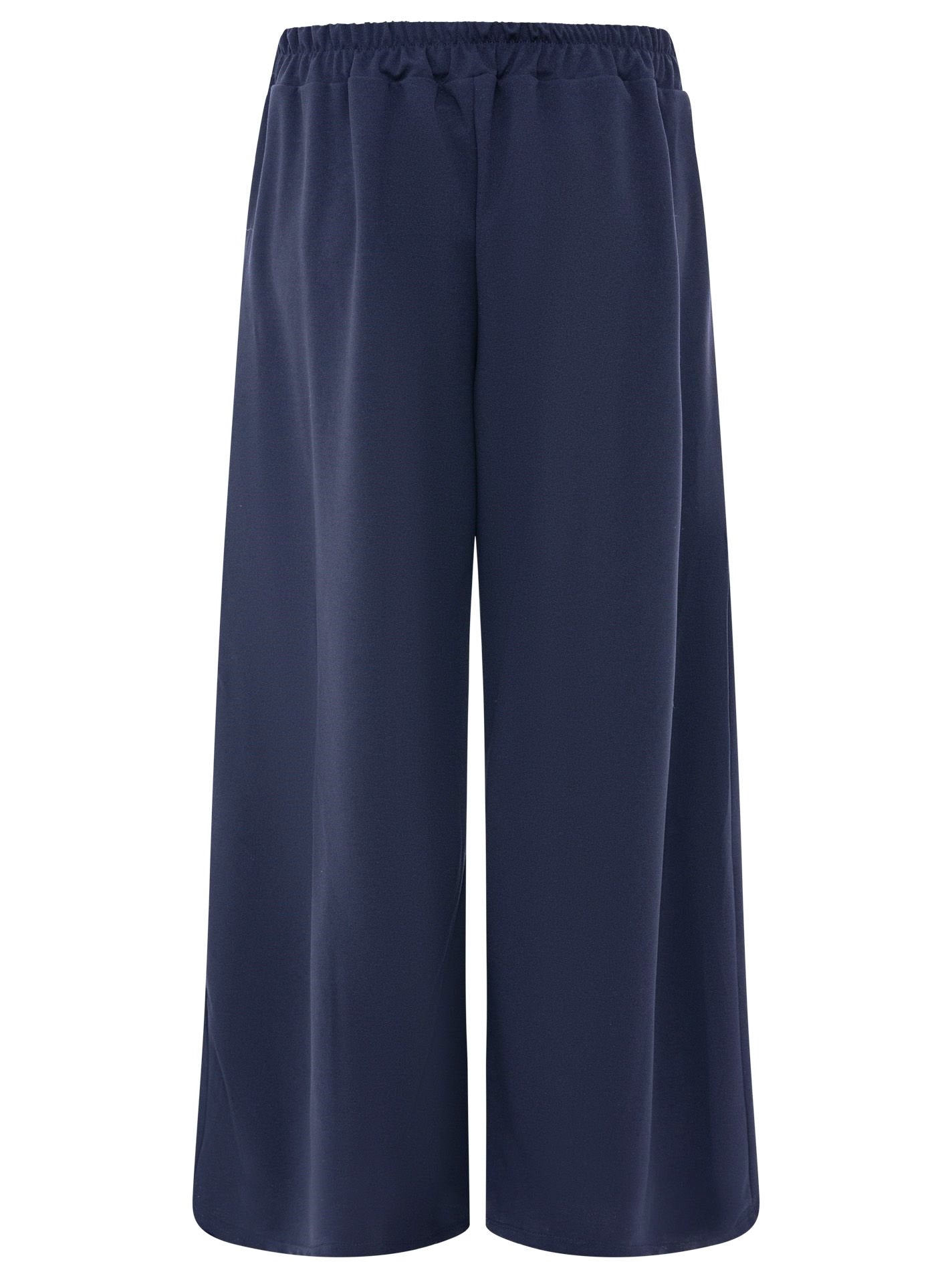 💕 Zwillingsherz Oversize Stoffhose "Bundfalte" Marine – Astrid`s Boutique